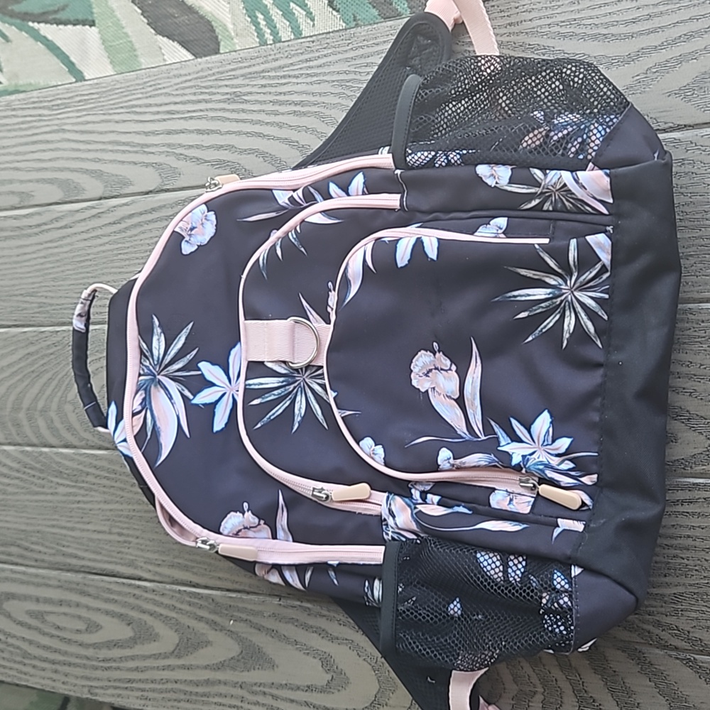 Pottery Barn X Roxy Sun Soaked Floral Backpack - Gem